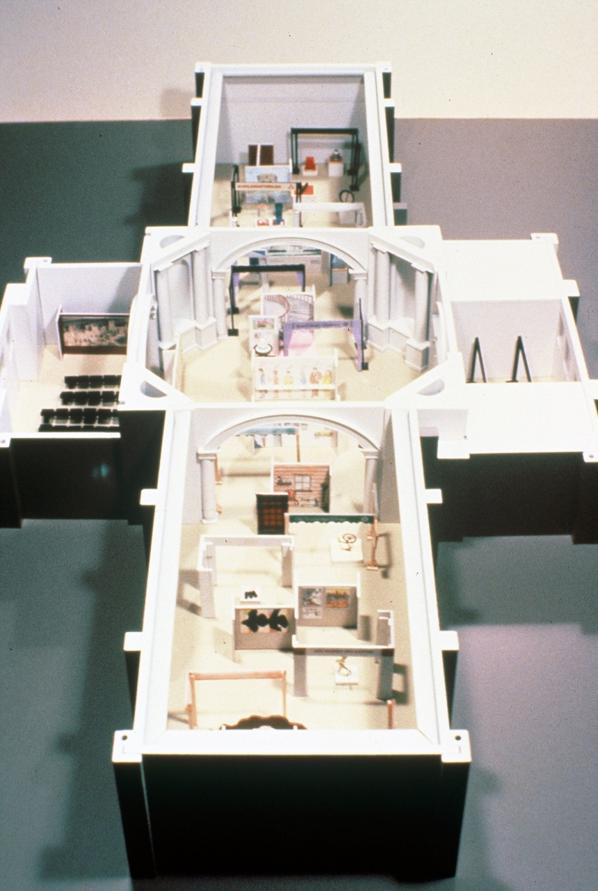 A detailed scale model of a hypothetical installation helped win the ...